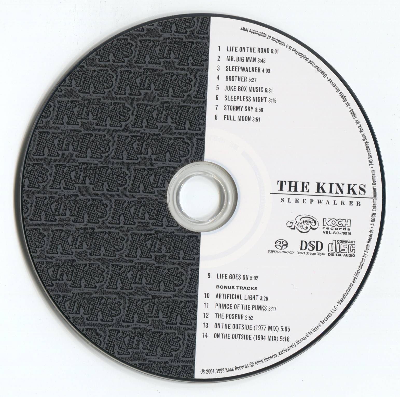 The Kinks Sleepwalker : CD US | CD Covers | Cover Century | Over 1.000. ...